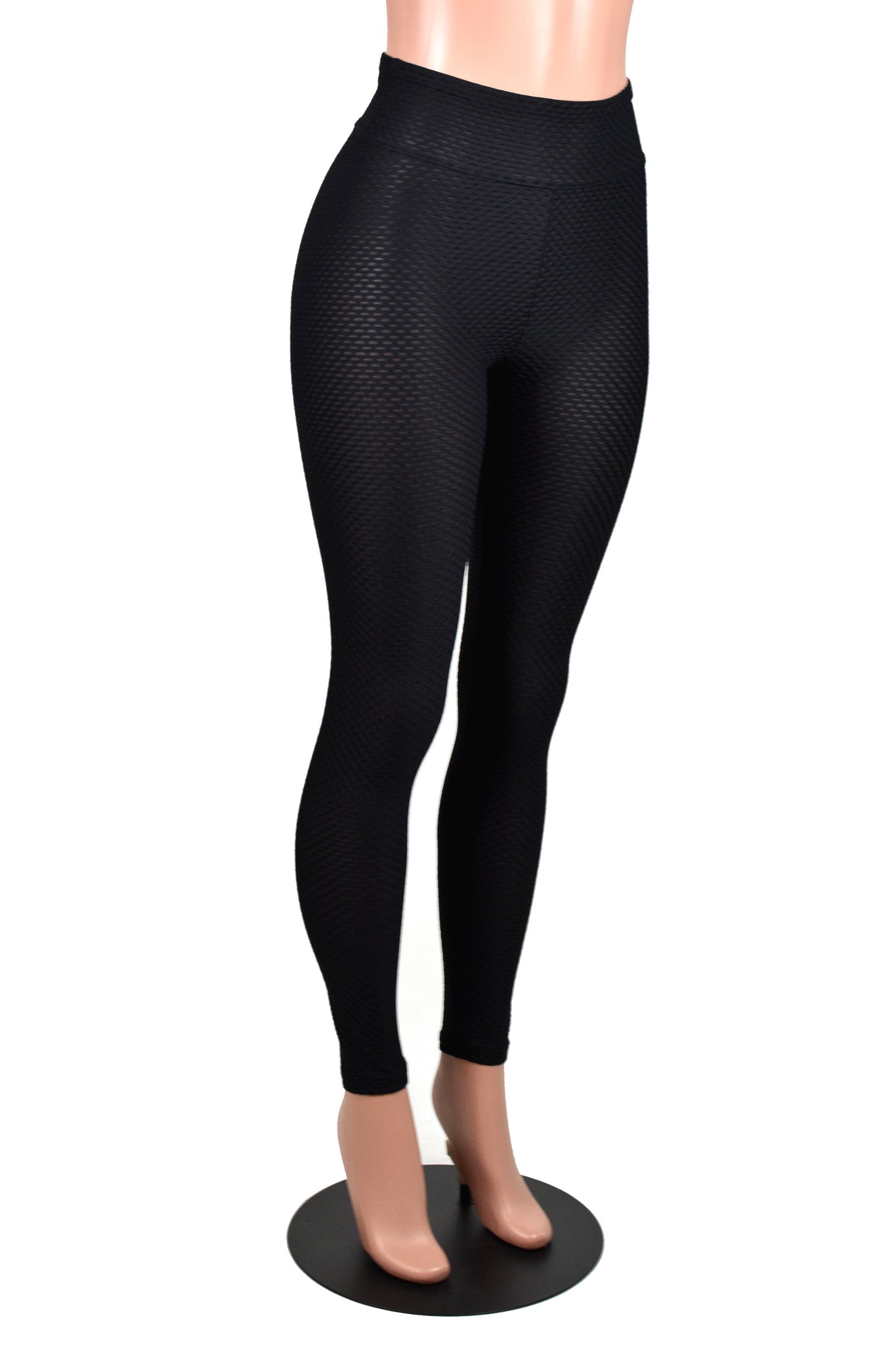 Sheer Black Mesh Net Leggings plus size textured fishnet tights gothic ...