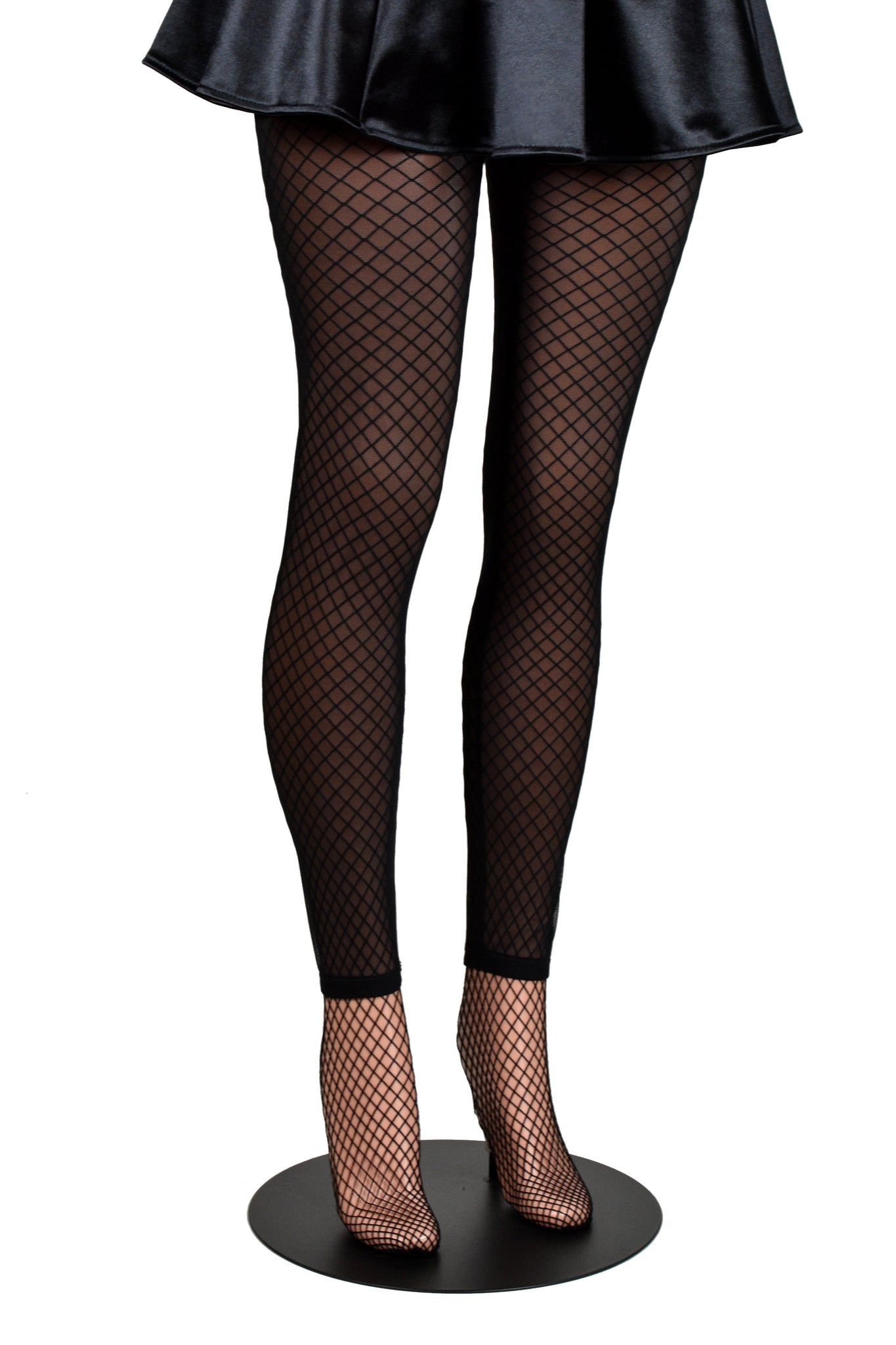 Black Spandex Industrial Fishnet Tights made by Leg Avenue in one size ...